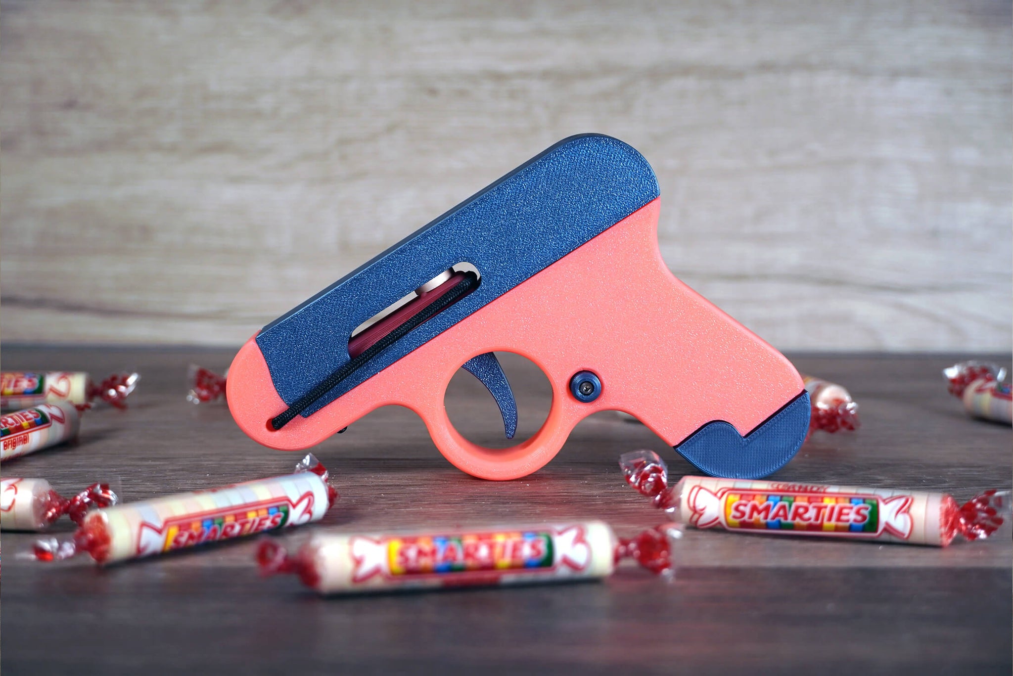 Smarties Gun - SSM1 - A gun that shoots Smarties Candy! – Wanted Walrus