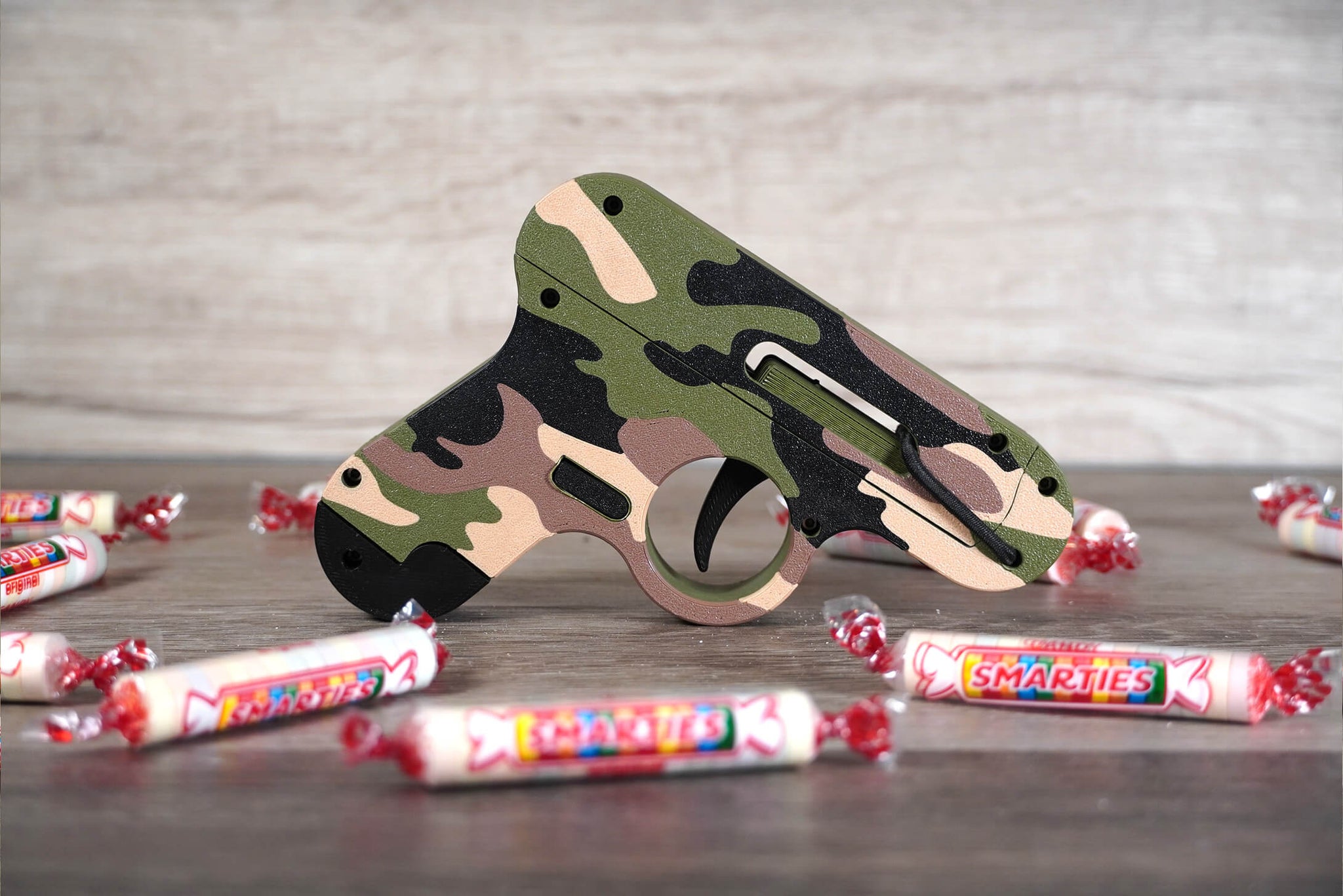 Smarties Gun - SSM2 - A gun that shoots Smarties Candy! – Wanted Walrus